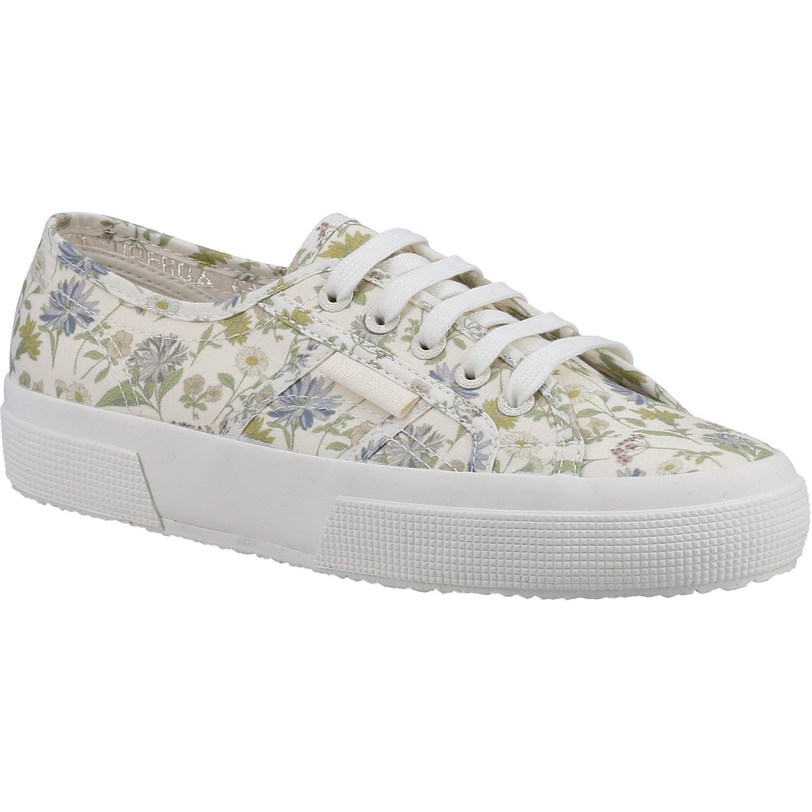 Superga Women's 2750 FLORAL PRINT Trainer in White/Floral Print ...