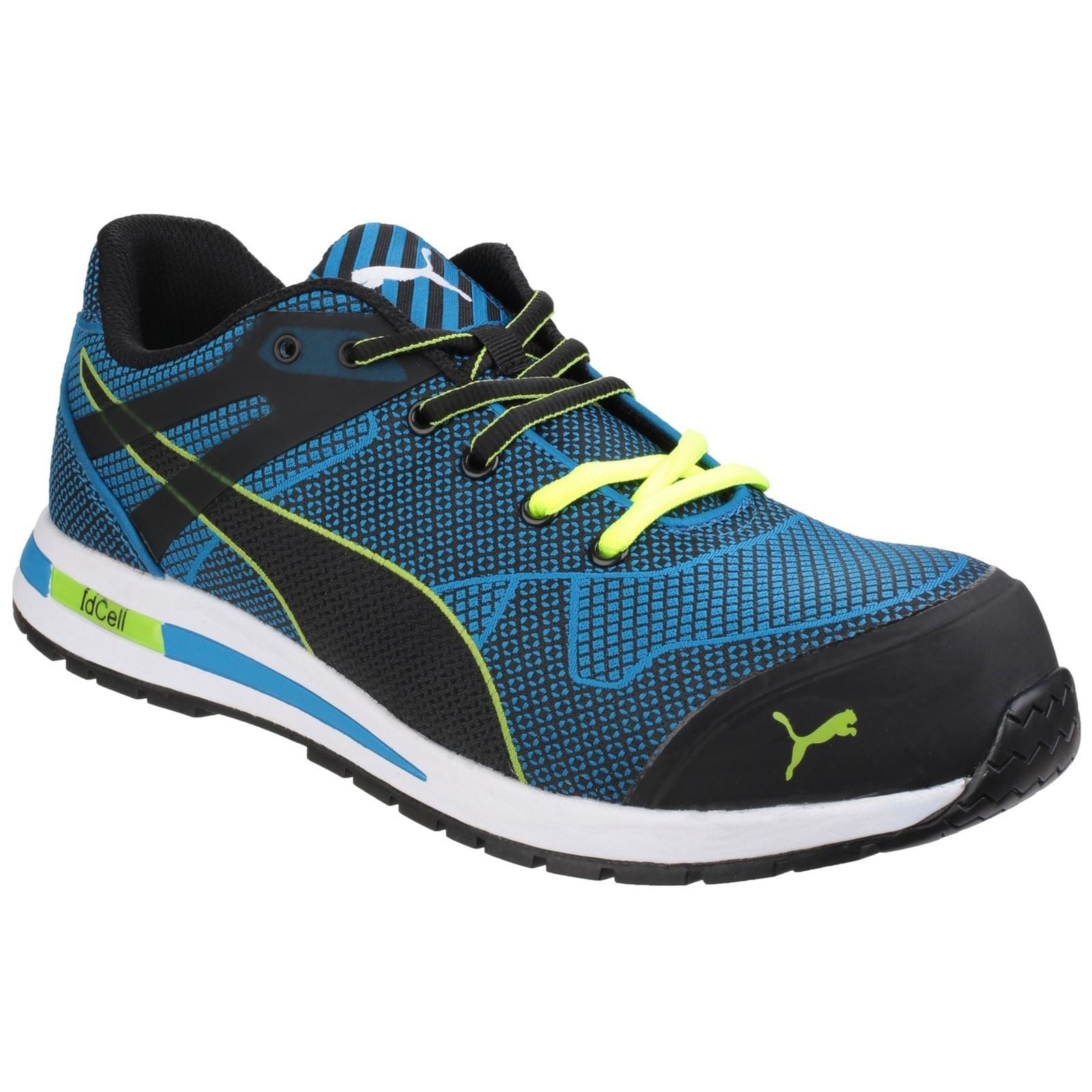 Puma Safety Men's Blaze Knit Low Safety Shoe in Blue – SavvyTreads