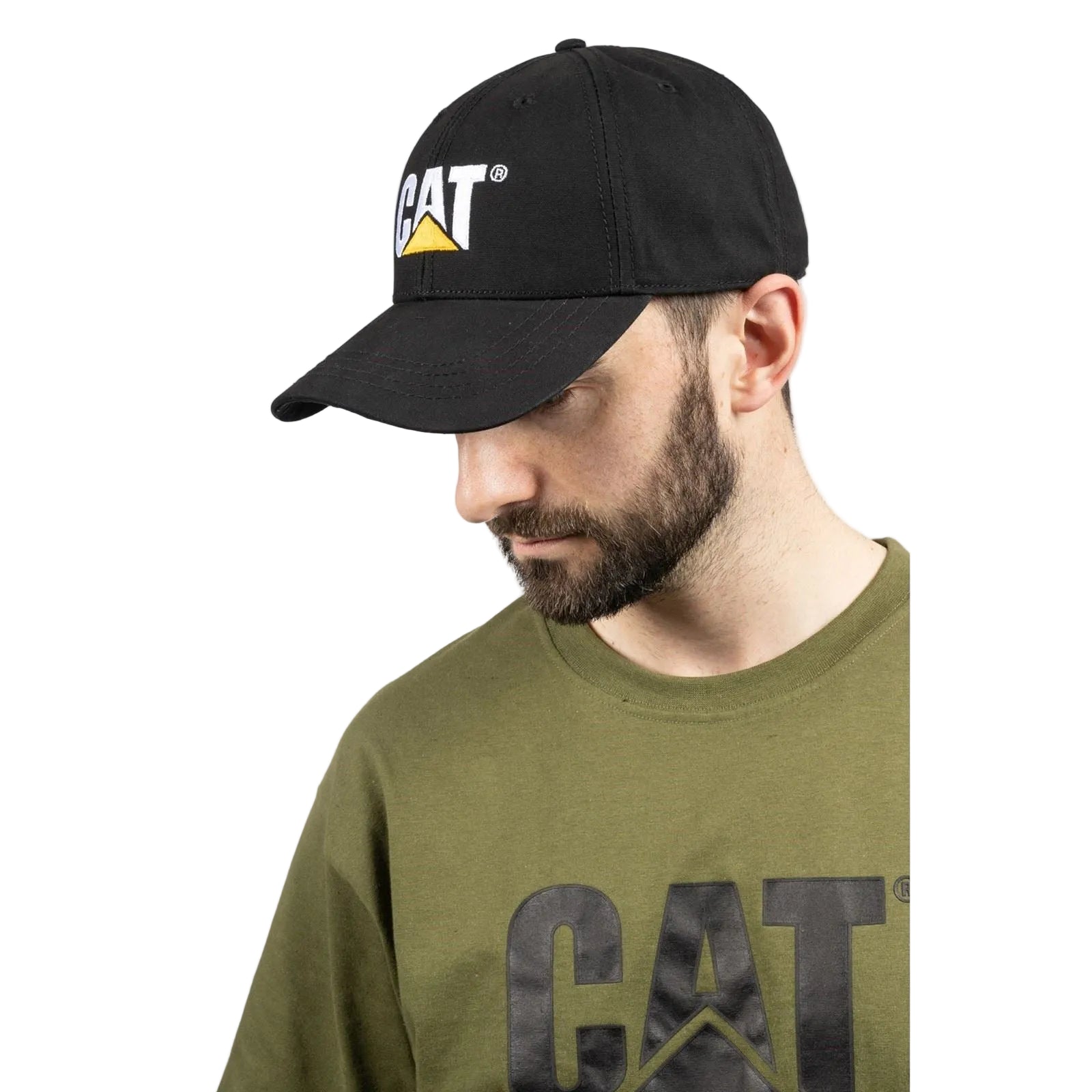 Caterpillar Trademark Cotton Unisex Adults's Black Baseball Caps ...